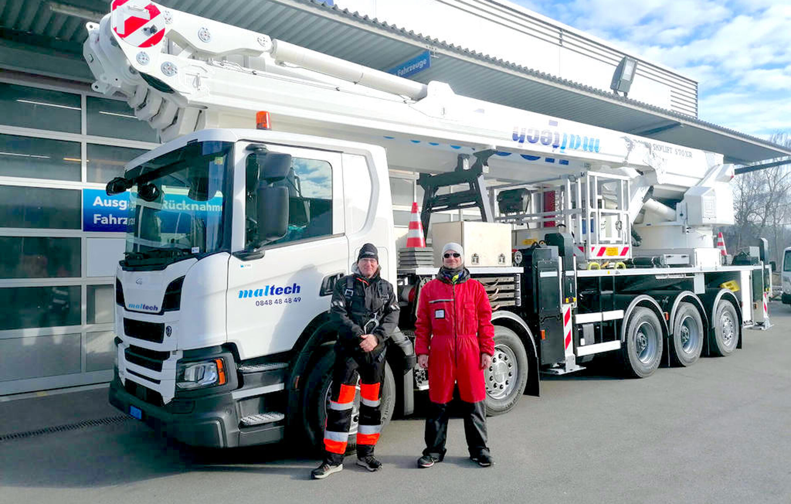 La formation de Sven sur le nouveau fleuron de l’entreprise - Maltech AG